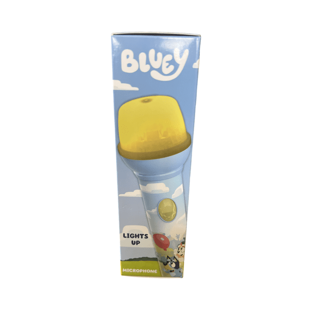 Bluey Lights UP Microphone Yellow Top - Walmart Business Supplies