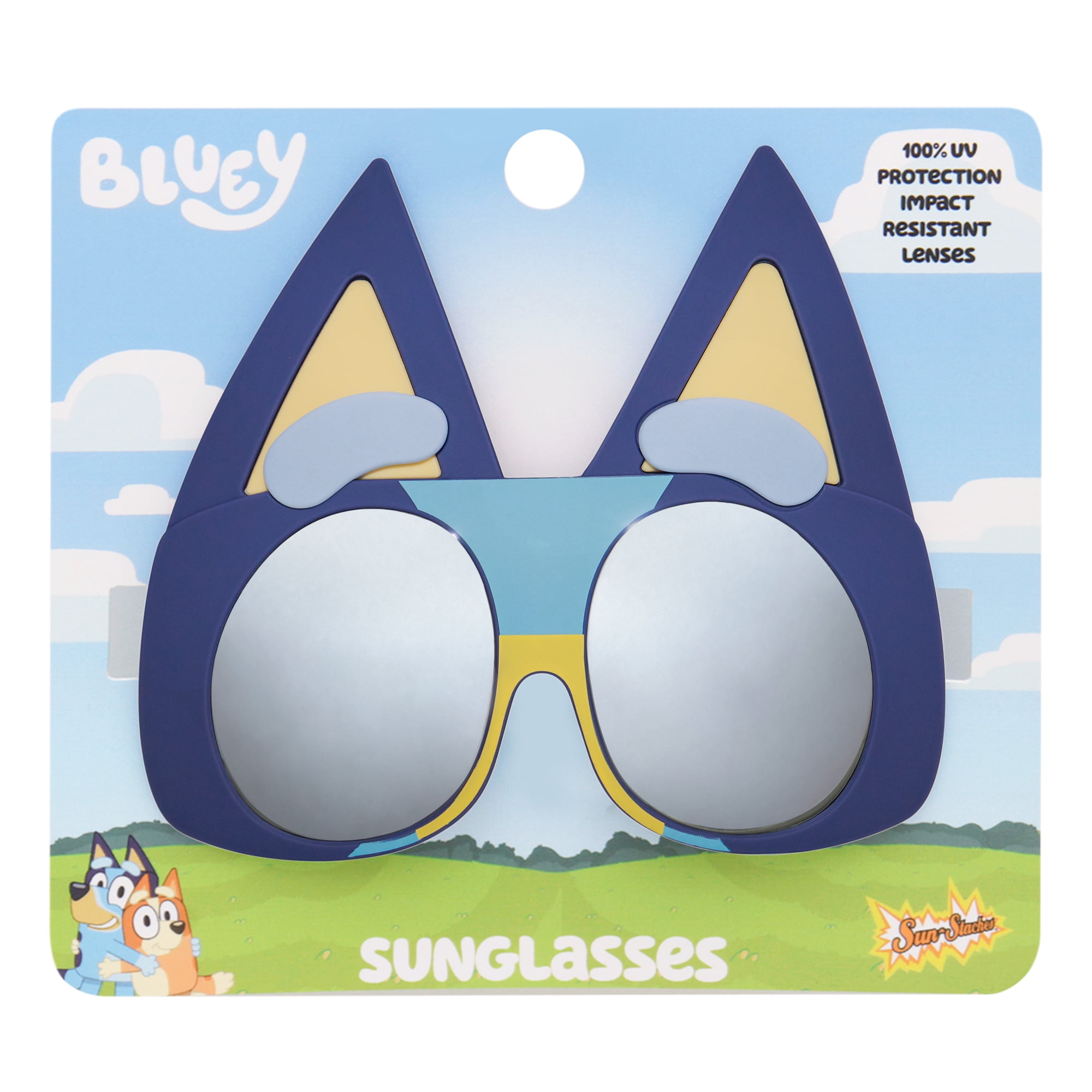 Bluey Lil' Characters Sun-Staches Kids Sunglasses - Walmart.com