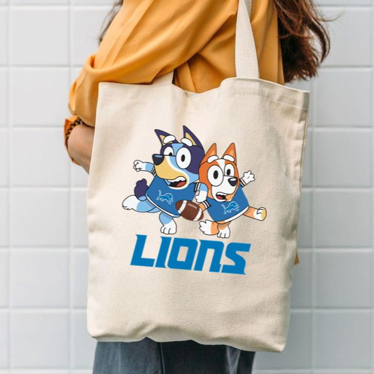 Bluey Lions Fun Game Day Bag for Detroit Fans-TH51481 - Walmart.com
