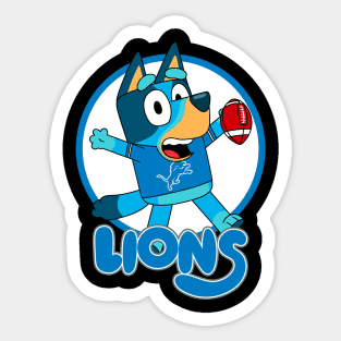 Bluey Lions Sticker Bluey Stickers For Kids, Bluey Stickers Party ...