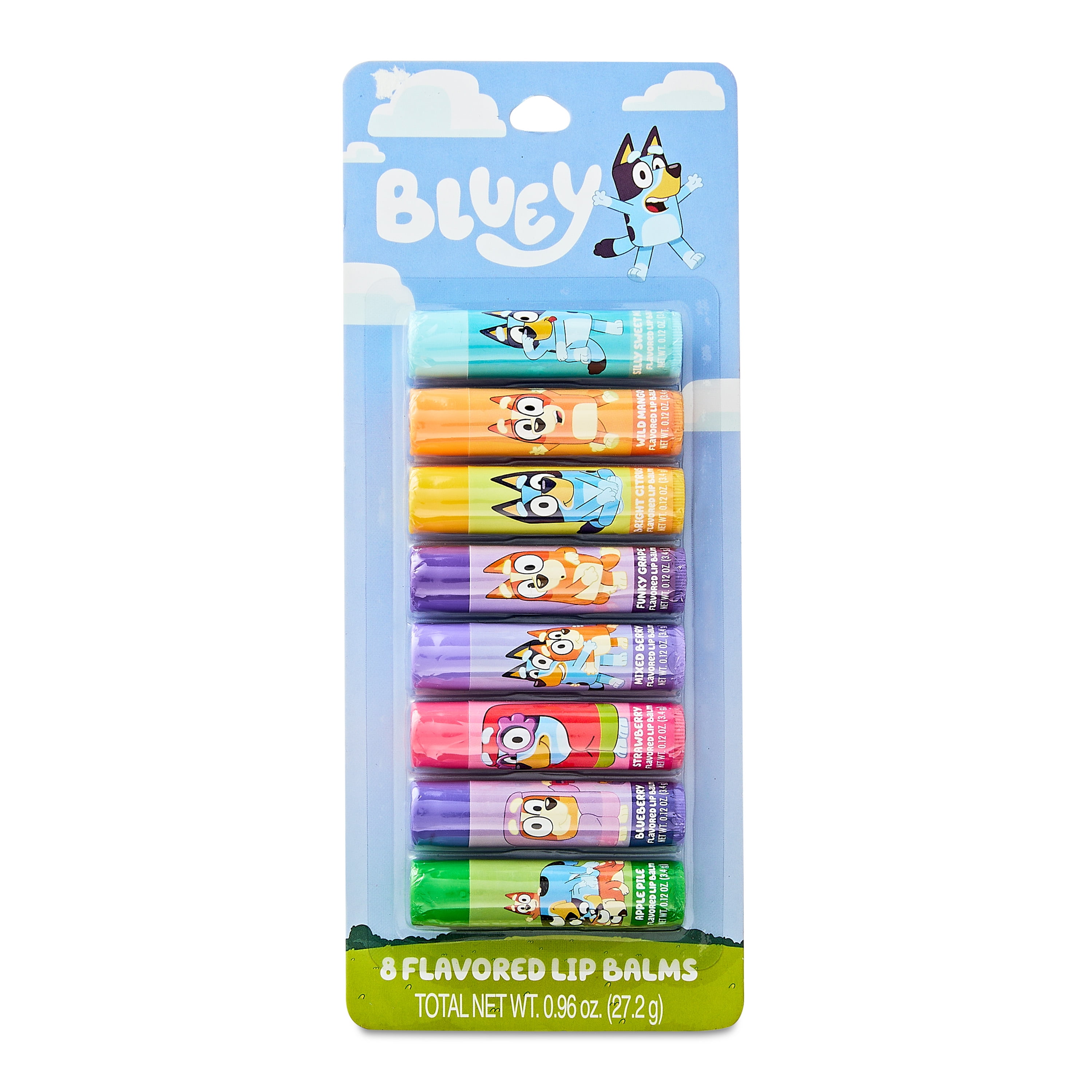 Bluey Lip Balm, 8 Pack, Multiple Flavors, 27.2g - Walmart.com