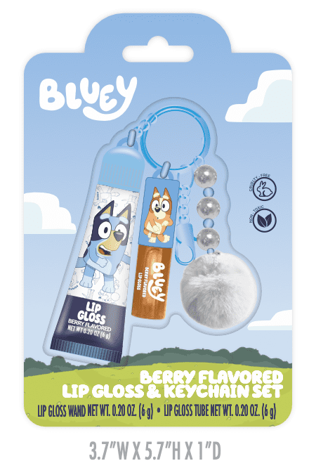 Bluey Lip Gloss Keychain, Berry Flavored - Walmart.com