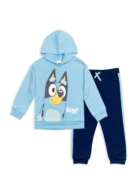 Bluey Bingo Toddler Boys Fleece Hoodie and Jogger Sweatpants Outfit Set ...