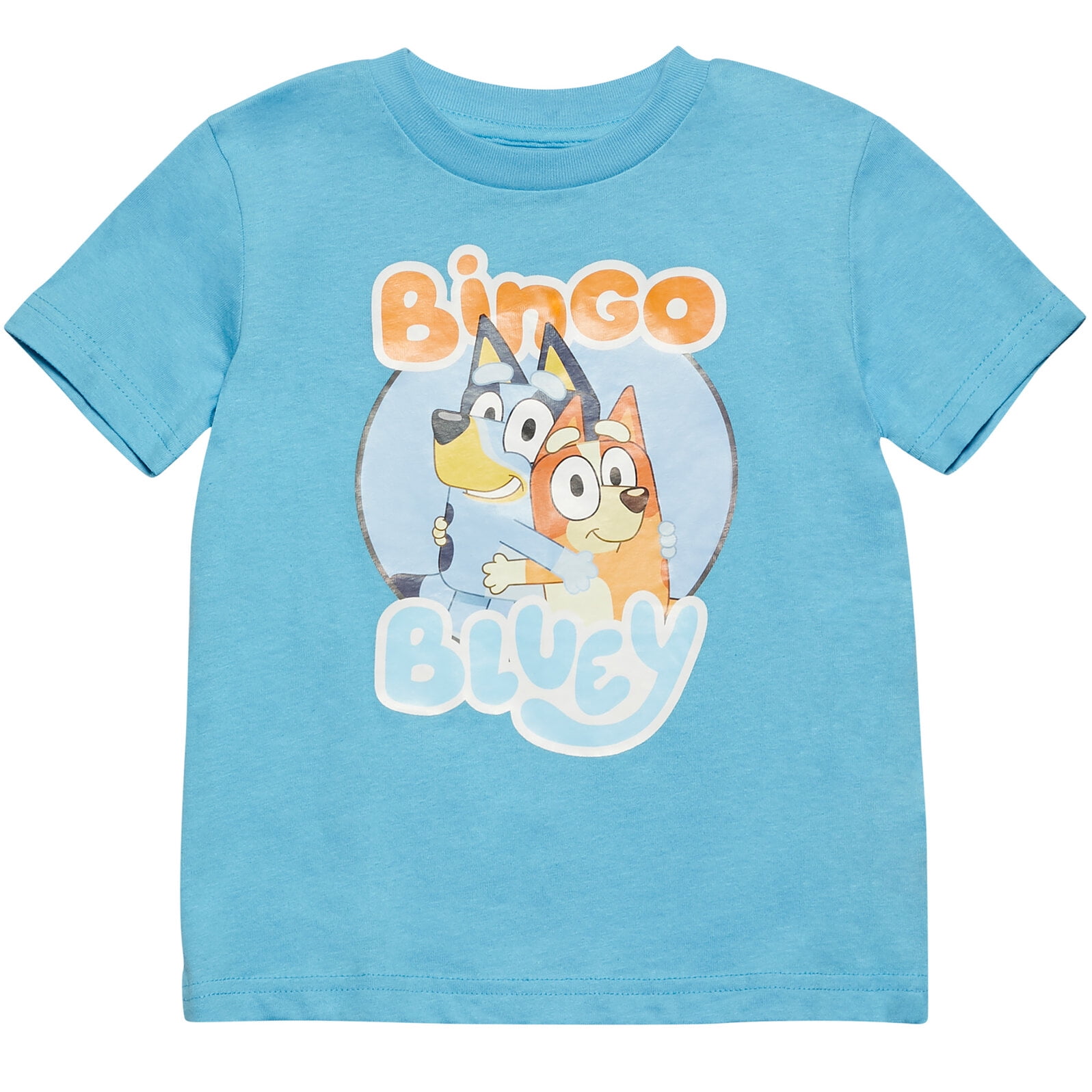 Bluey Little Boys Crew Neck T-Shirt, Graphic Tee Tops, Toddler to Big ...