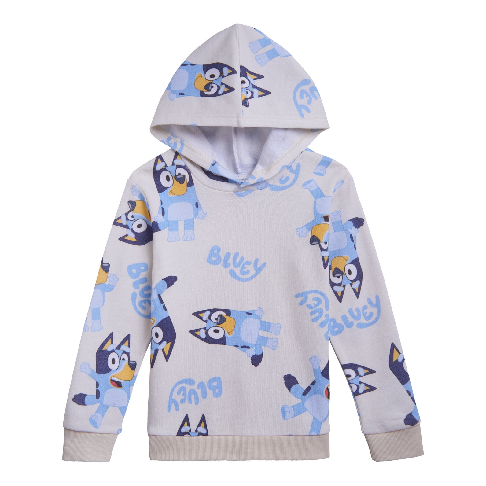 Bluey Little Girls Fleece Hoodie Toddler to Big Kid - Walmart.com