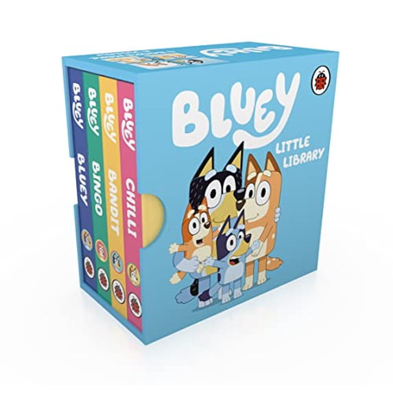 Bluey Little Library – Children’s 4 Mini Book Collection - Walmart.com