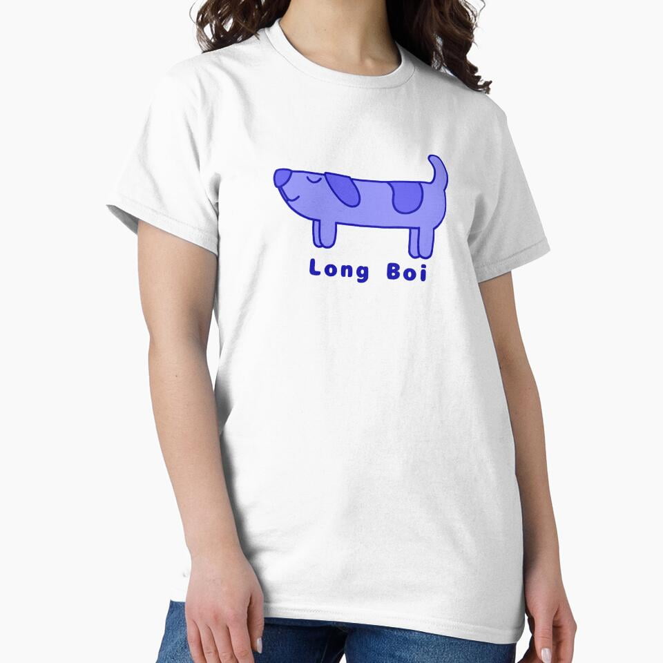Bluey Long Dog Dark Blue Classic T-Shirt - Walmart.com