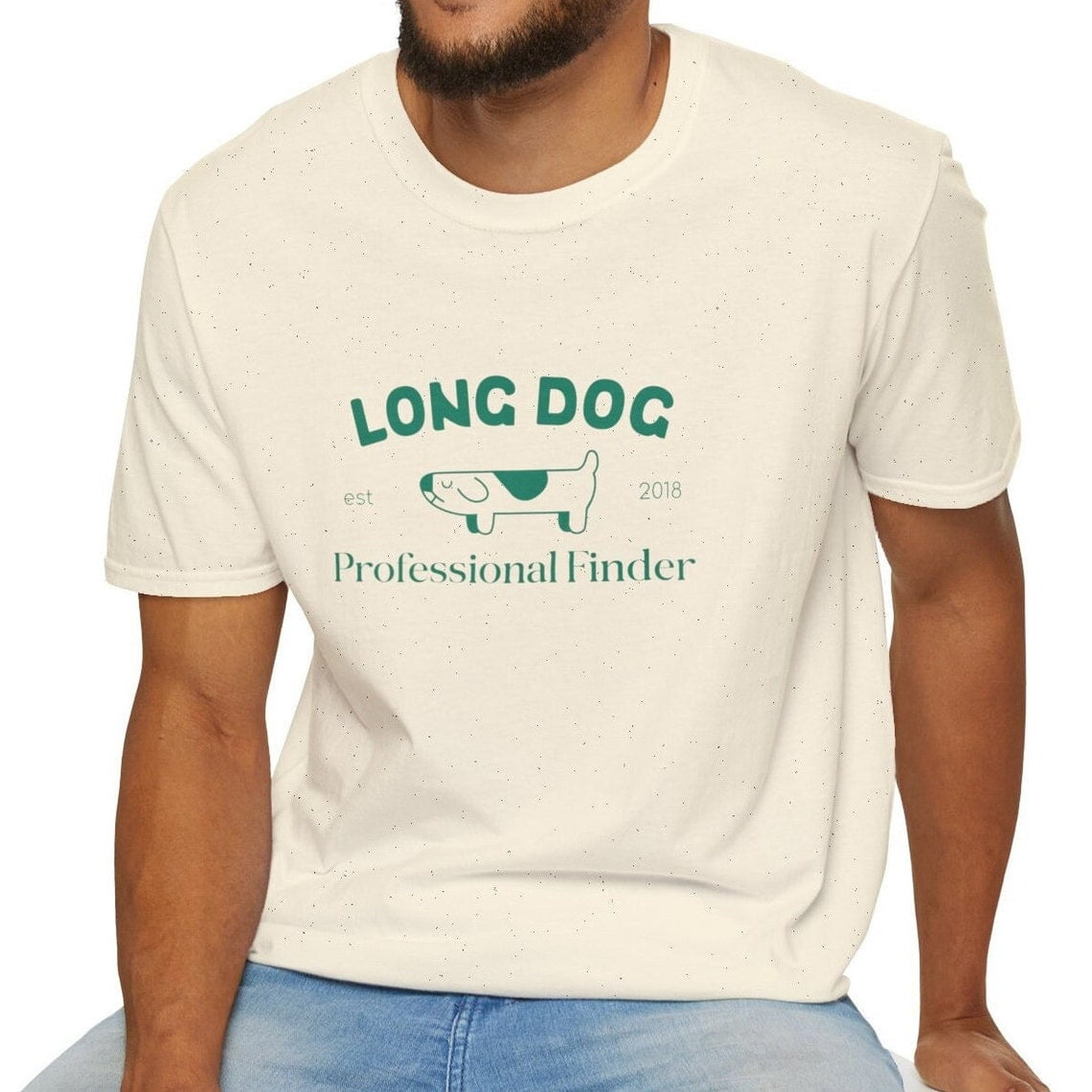 Bluey Long Dog Professional Finder Bluey - Unisex Heavy Cotton Tee ...