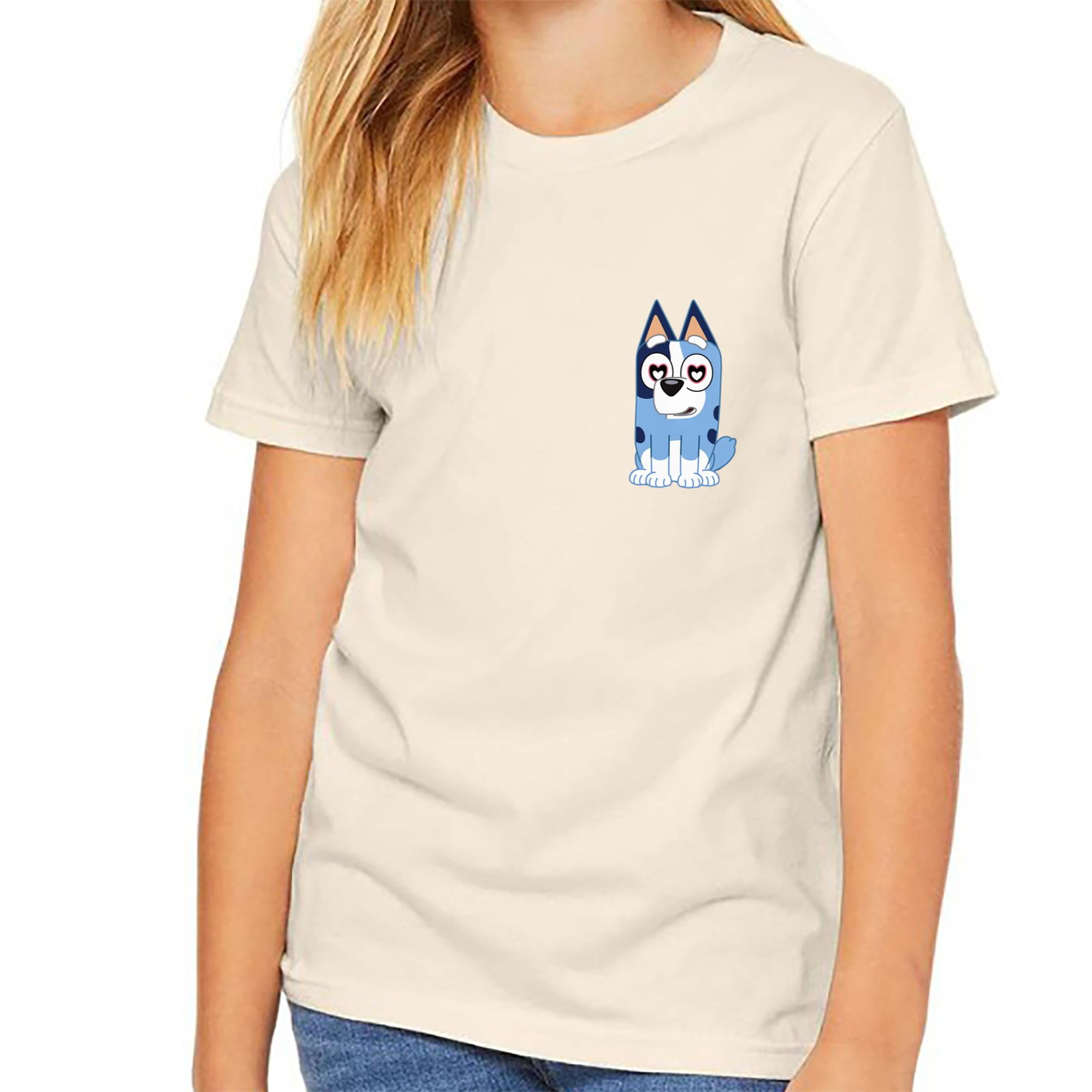 Bluey Love-Struck Pup With Big Heart Eyes, Playful Romantic Design For ...