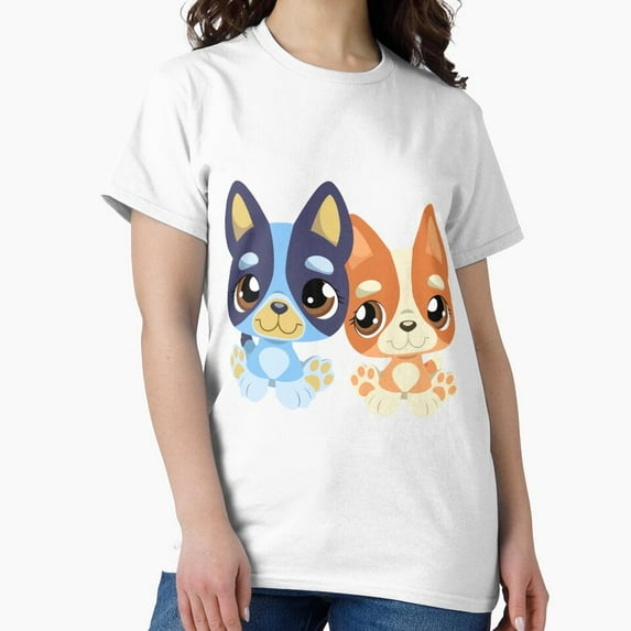 Bluey Lps Heeler Sisters Classic T-Shirt - Walmart.com
