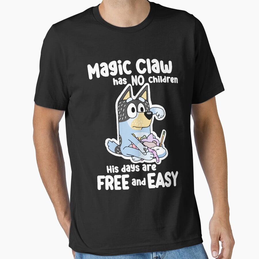 Bluey Magic Claw Essential T-Shirt - Walmart.com