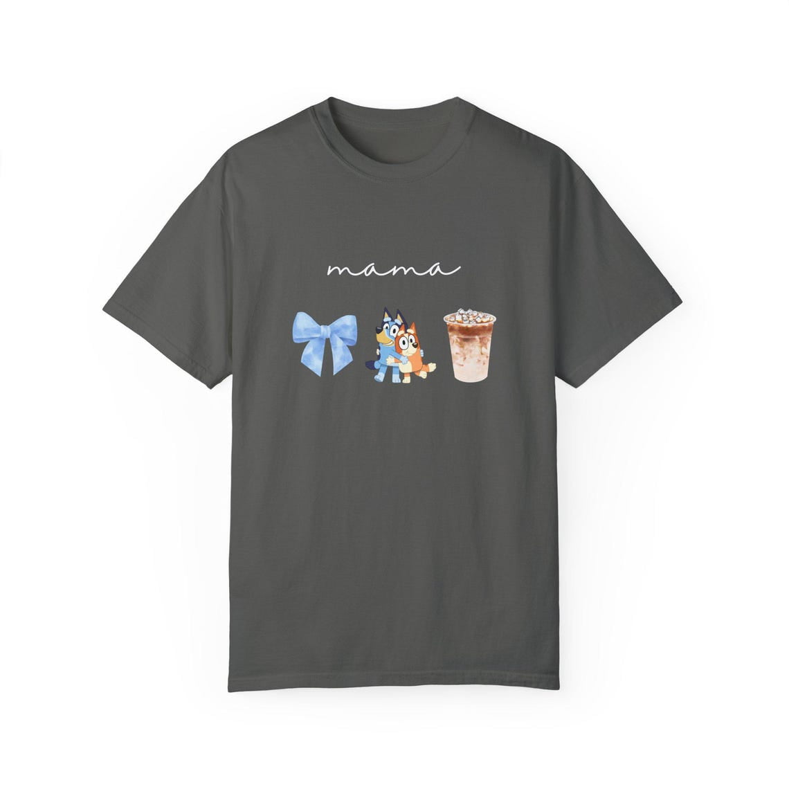 Bluey Mama T-Shirt, Blue Coquette Design, Unisex S-5XL Hot Trending ...