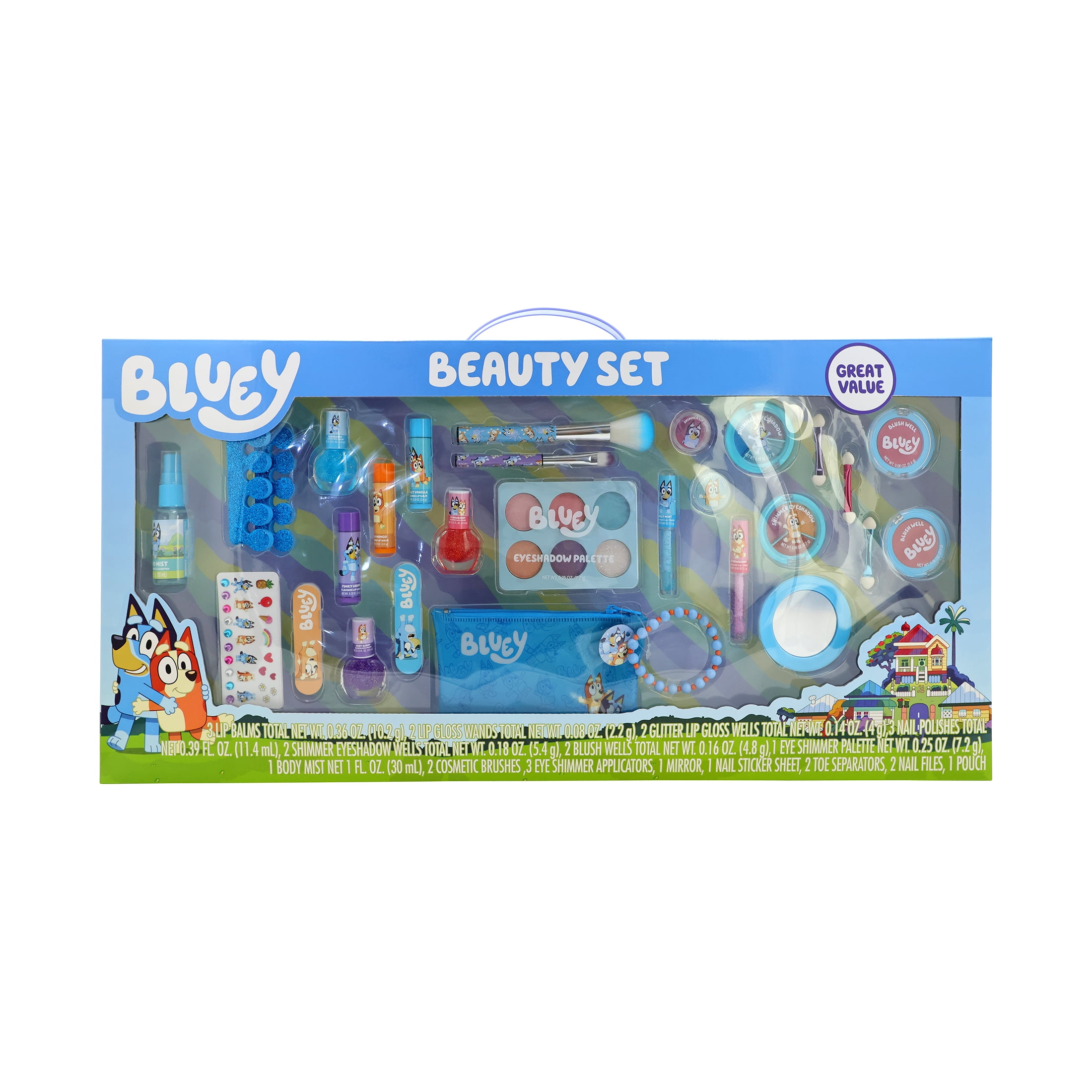 Bluey Mega Beauty Set, 27 Pieces, Age 3+ - Walmart.com