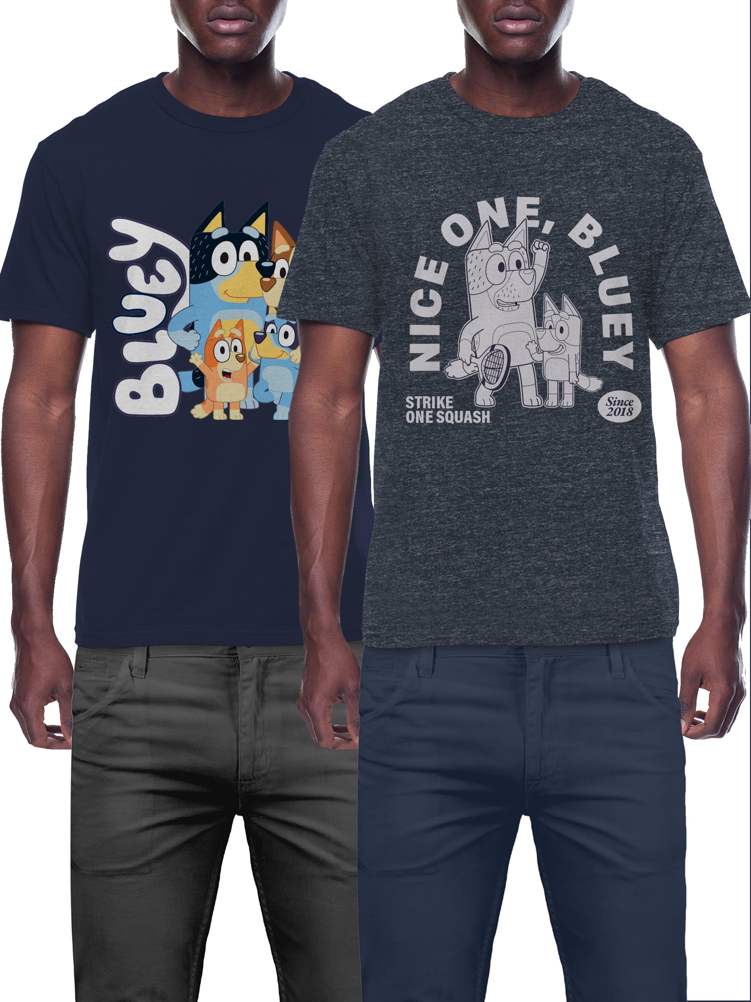 Bluey men's Tennis Graphic Tee Shirts - Edition, Sizes S-3XL - Walmart.com