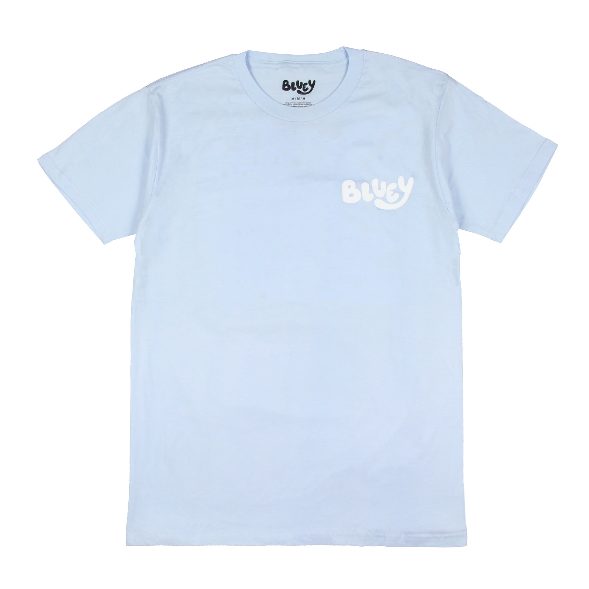 Bluey Men's Family Portrait Back Design Short Sleeve T-Shirt - Walmart.com