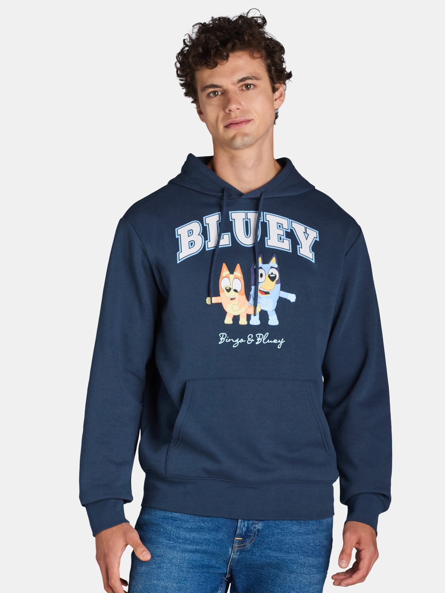 Bluey, Men's Apparel Graphic Hoodie, Collegiate, Sizes XS-3XL - Walmart.com