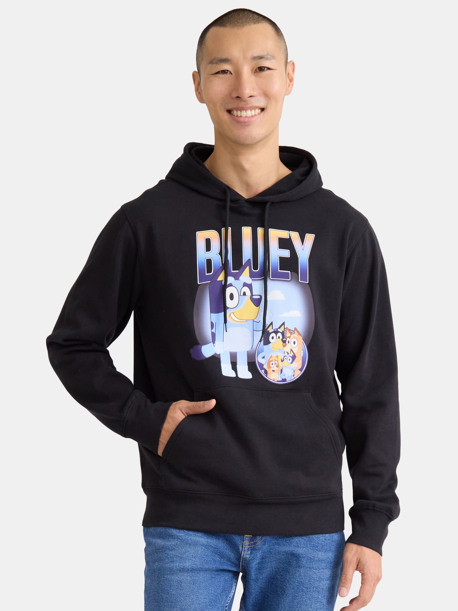 Bluey, Mens Graphic Hoodie, Rap, Sizes S-3XL - Walmart.com