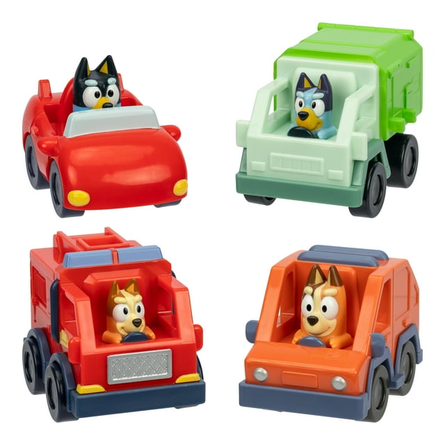 Bluey Mini Racers, The Most Popular Bluey Vehicles, Toys for Kids 3-6 ...
