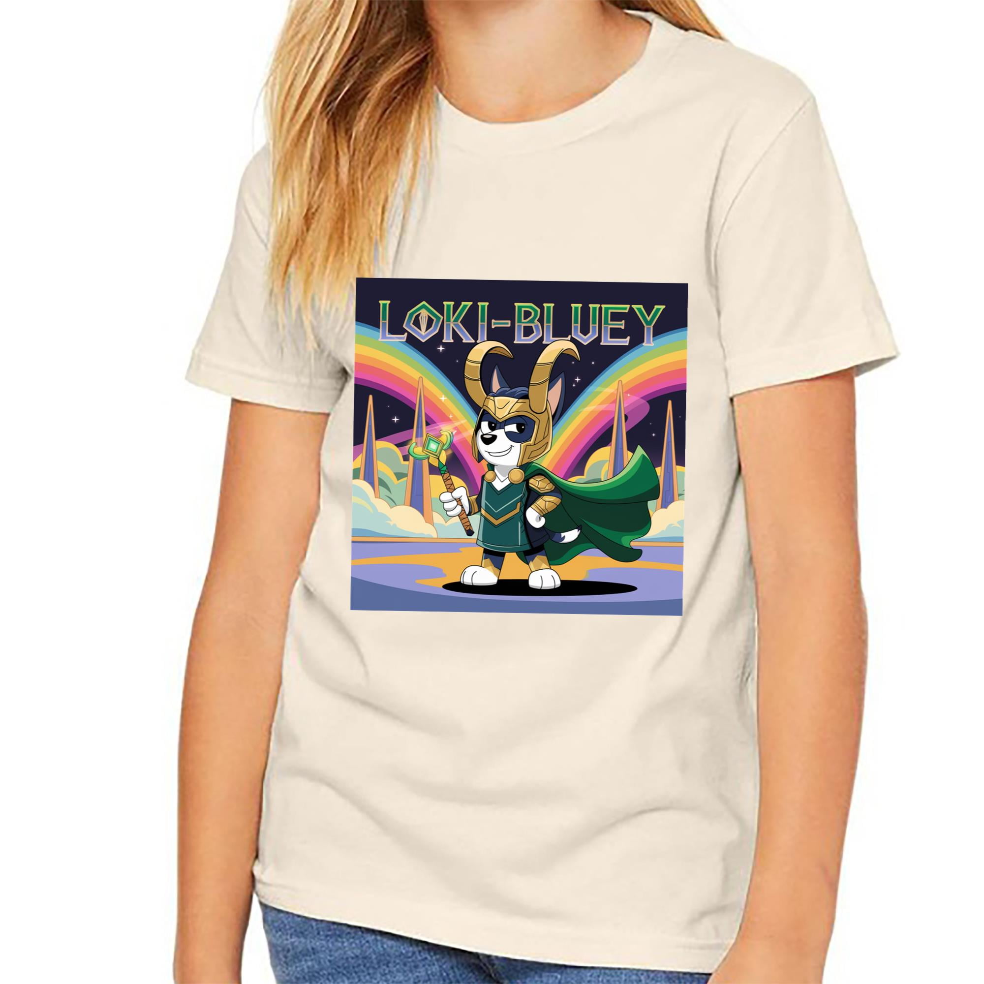 Bluey Mischievous Pup With Horns And Magic, Playful Cartoon Adventure ...