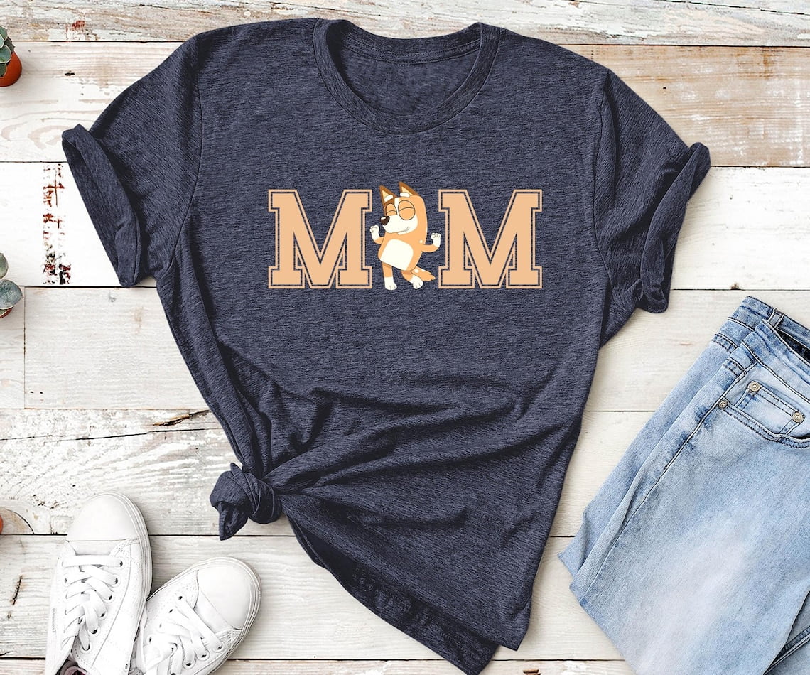 Bluey Mom Shirt, Bluey Mumlife, Chilli Heeler Shirt, Bluey Shirt ...