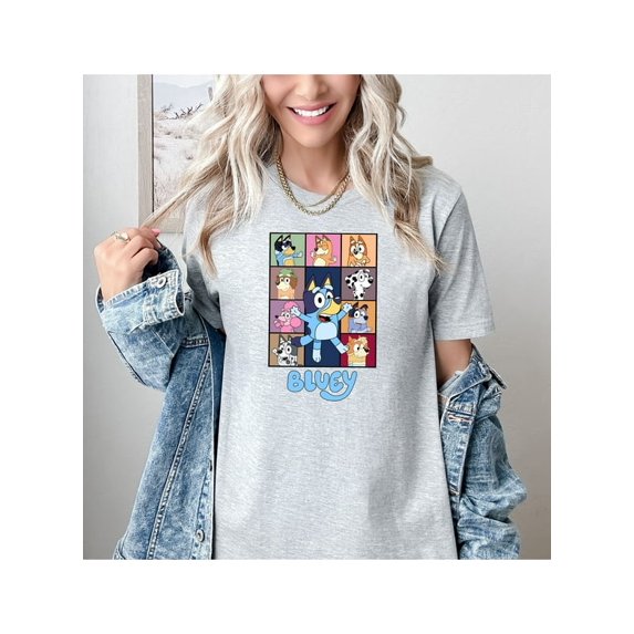 Bluey Moonlight Apparel Bluey Graphic T-Shirt - Walmart.com