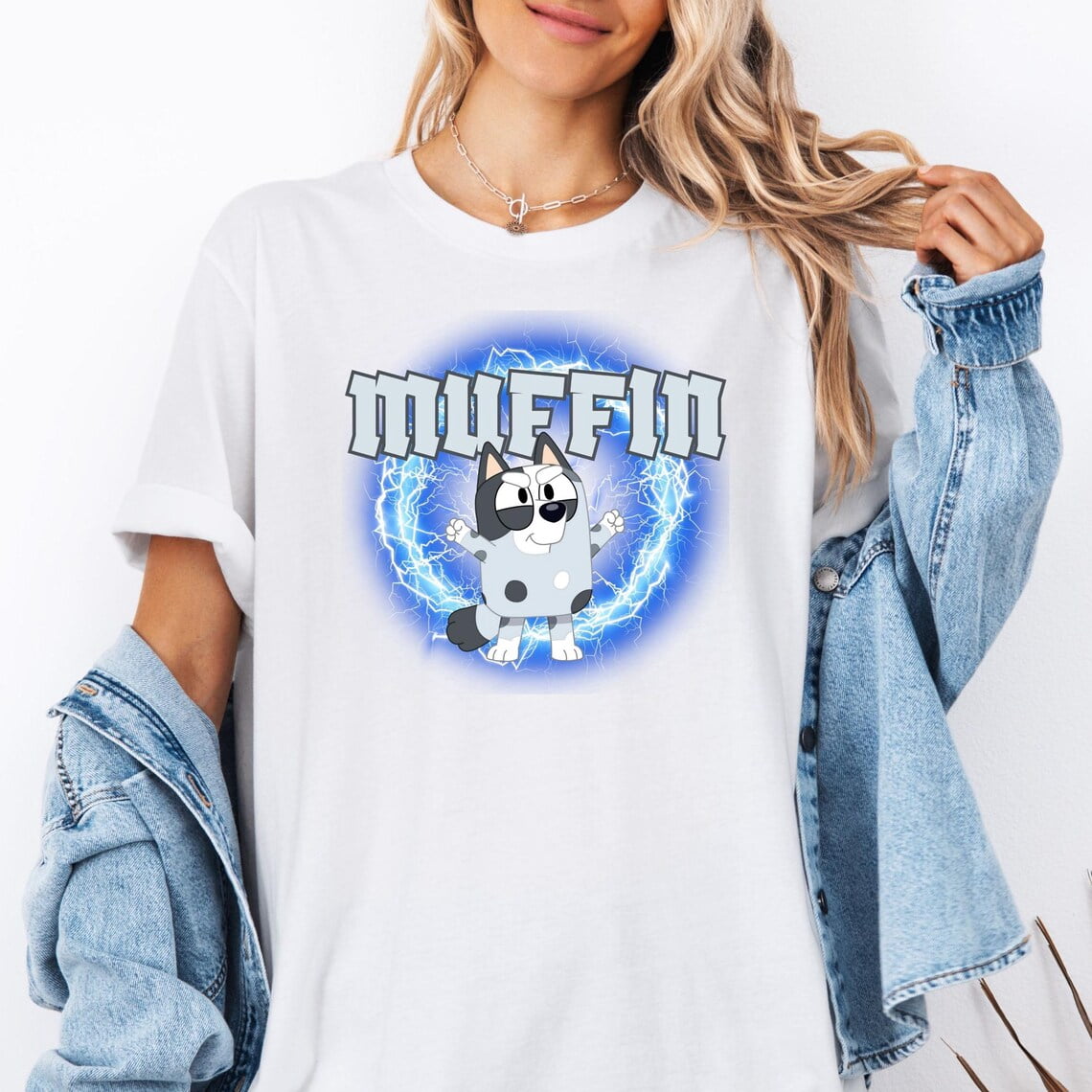 Bluey Muffin Blue Dog Shirt, Disneyland Shirt, Mad Dog Shirt, Family ...