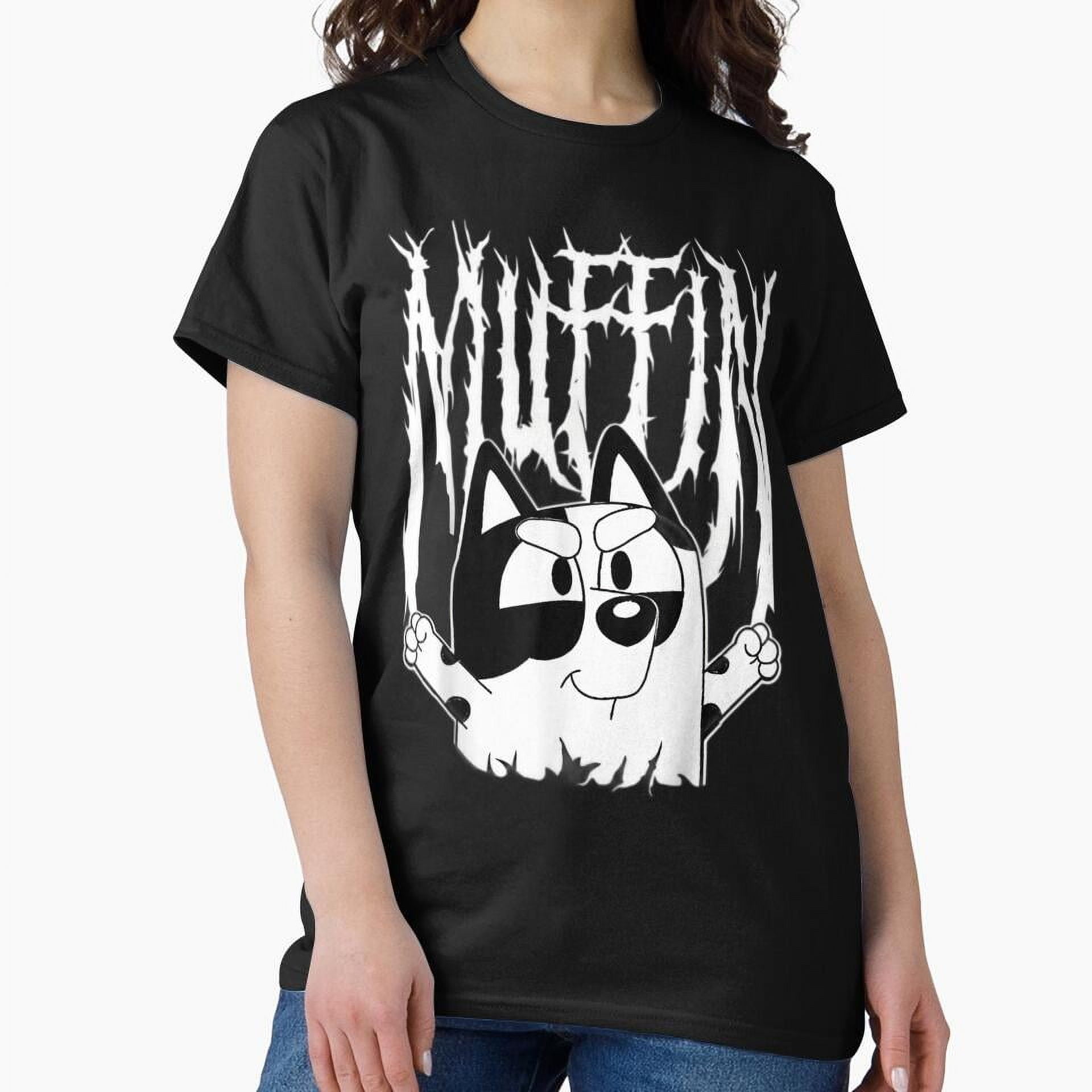 Bluey Muffin Metal - White Heeler Emotions Design Classic T-Shirt ...