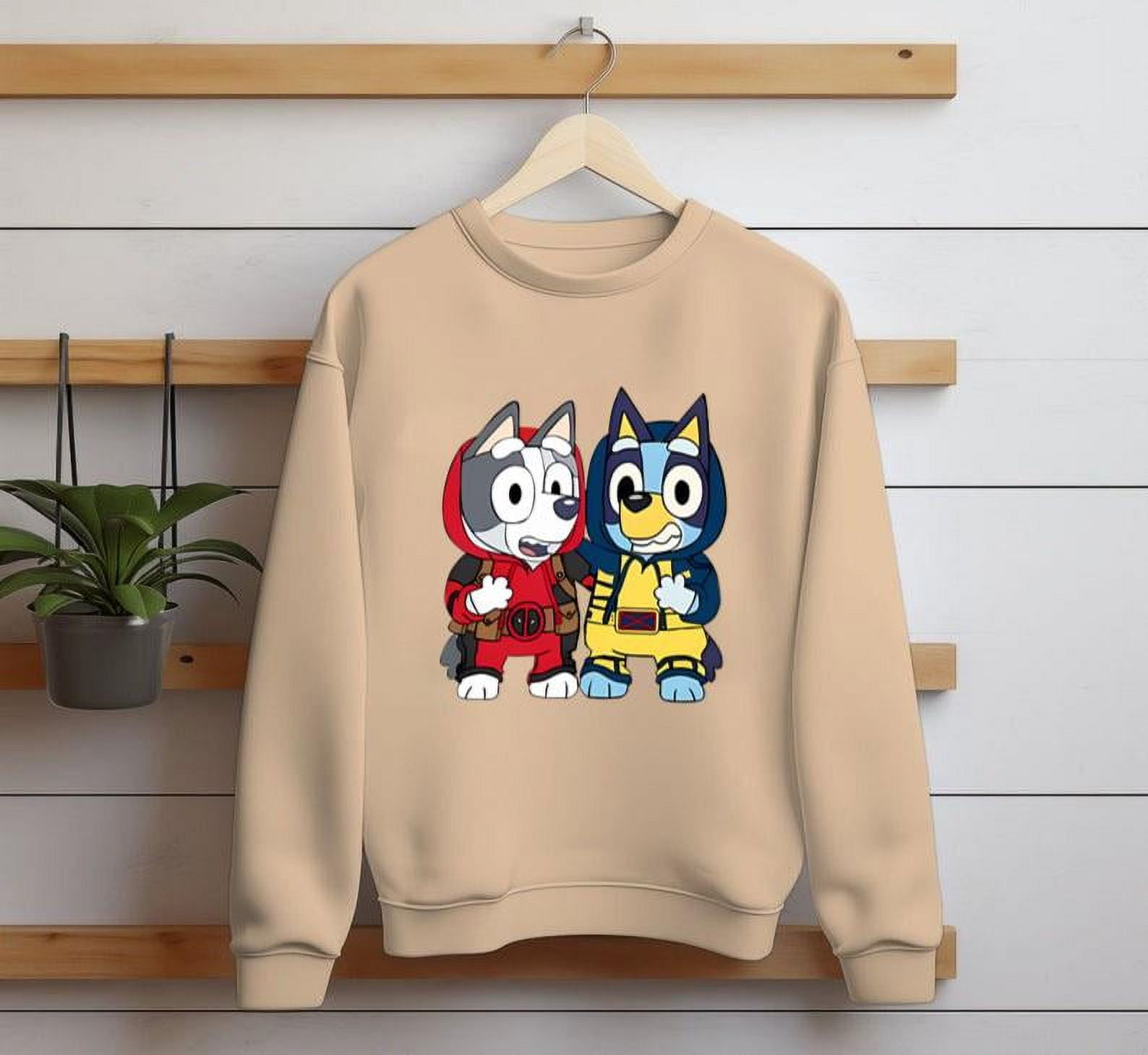 Bluey Muffin Shirt Deadpool Wolverine Shirt Bestie Marvel Shirt Marvel ...