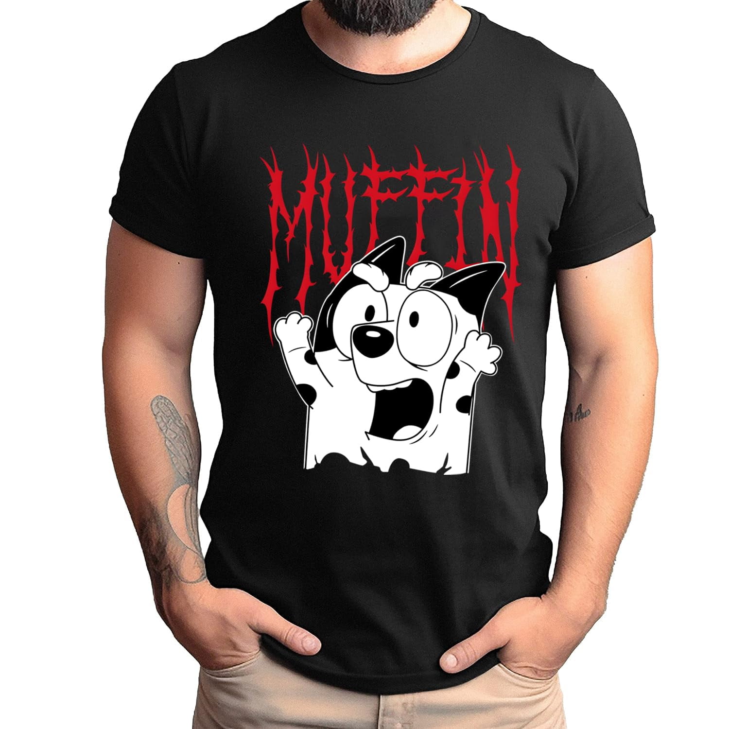 Bluey Muffin Shirt, Mischievous Character Design, Unisex S-5Xl Hot ...