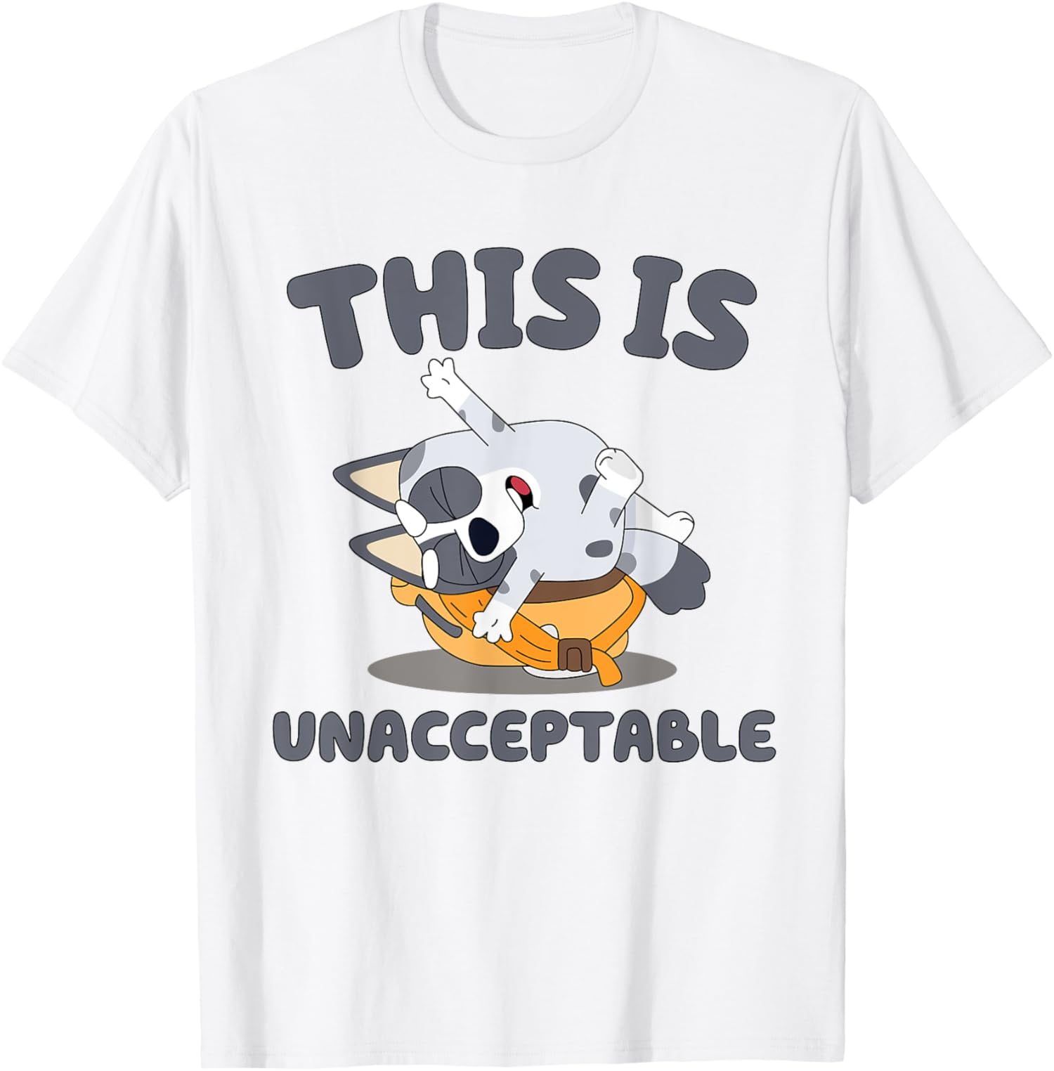 Bluey Muffin Unacceptable, Blue Tan Heeler, Unisex S-5XL Hot Trending ...