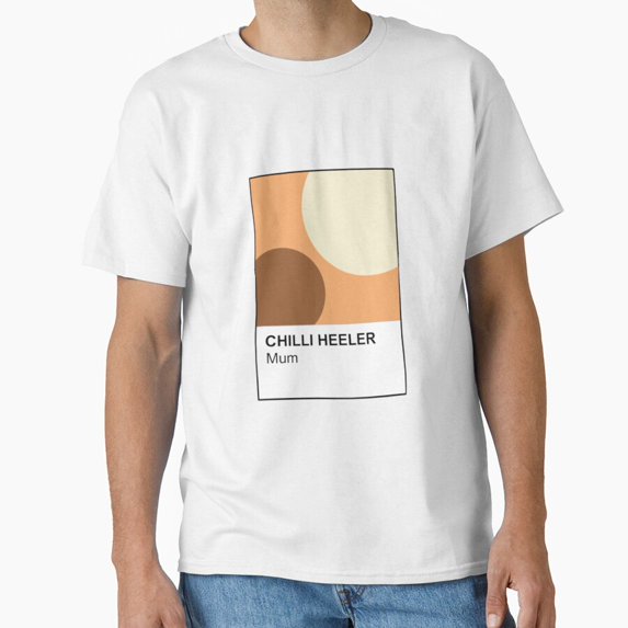 Bluey Mum Chilli Pantone Card Classic T-Shirt - Walmart.com