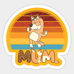 Bluey Mum Chilli Sticker Bluey Stickers For Kids, Bluey Stickers Party ...