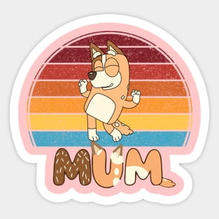 Bluey Mum Chilli Sticker Bluey Stickers For Kids, Bluey Stickers Party ...