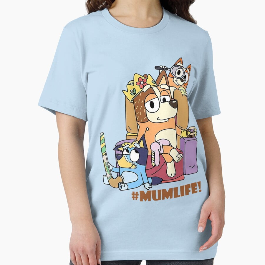 Bluey Mum Life Classic T-Shirt Essential T-Shirt - Walmart.com