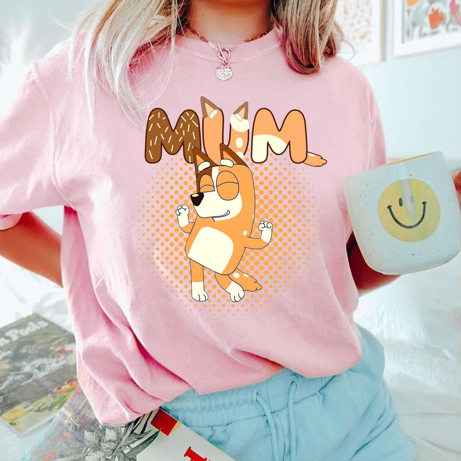 Bluey Mum shirt, Bluey dad shirt, Bluey family shirt, Bluey family ...