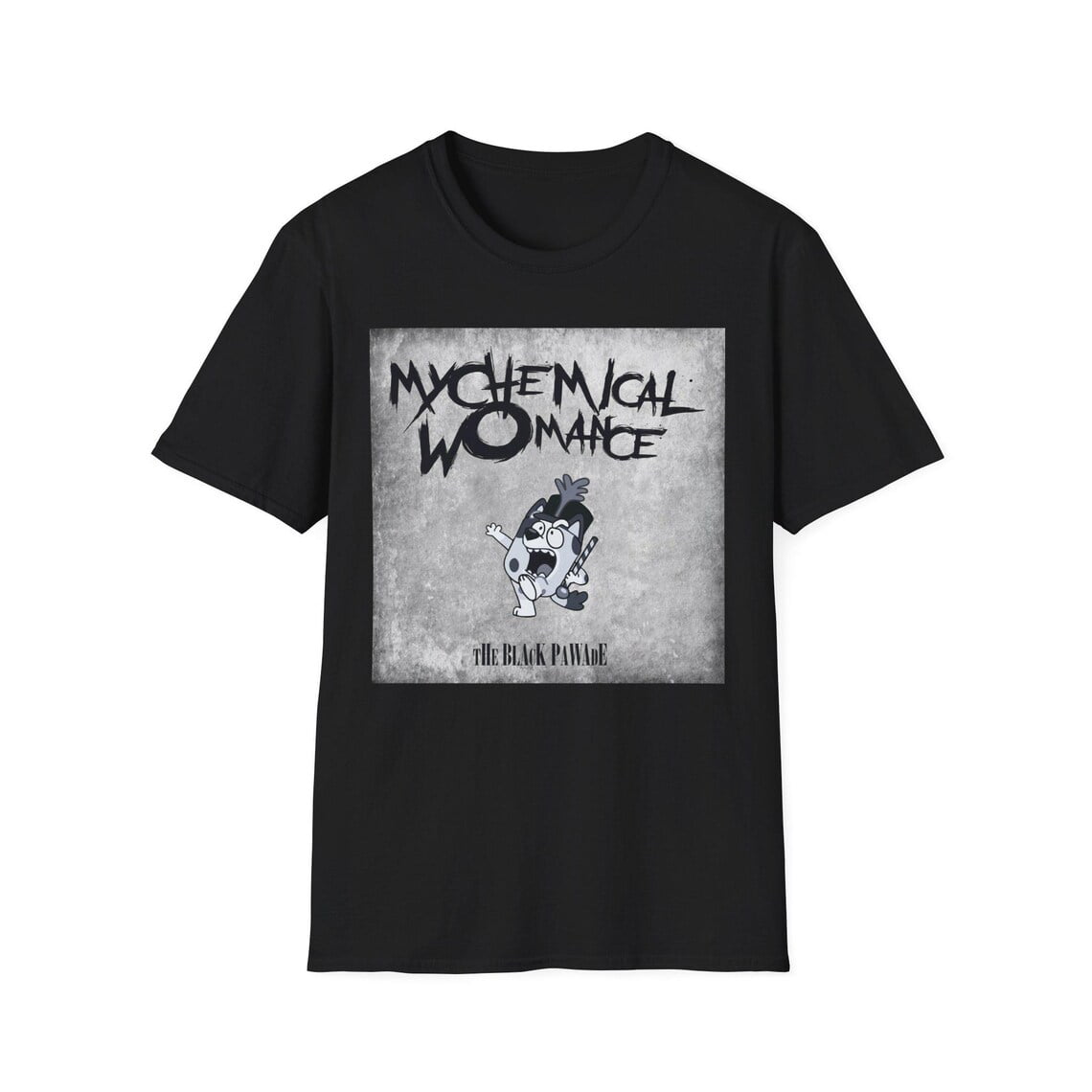 Bluey My Chemical Romance Inspired Muffin Unisex Softstyle T-Shirt ...