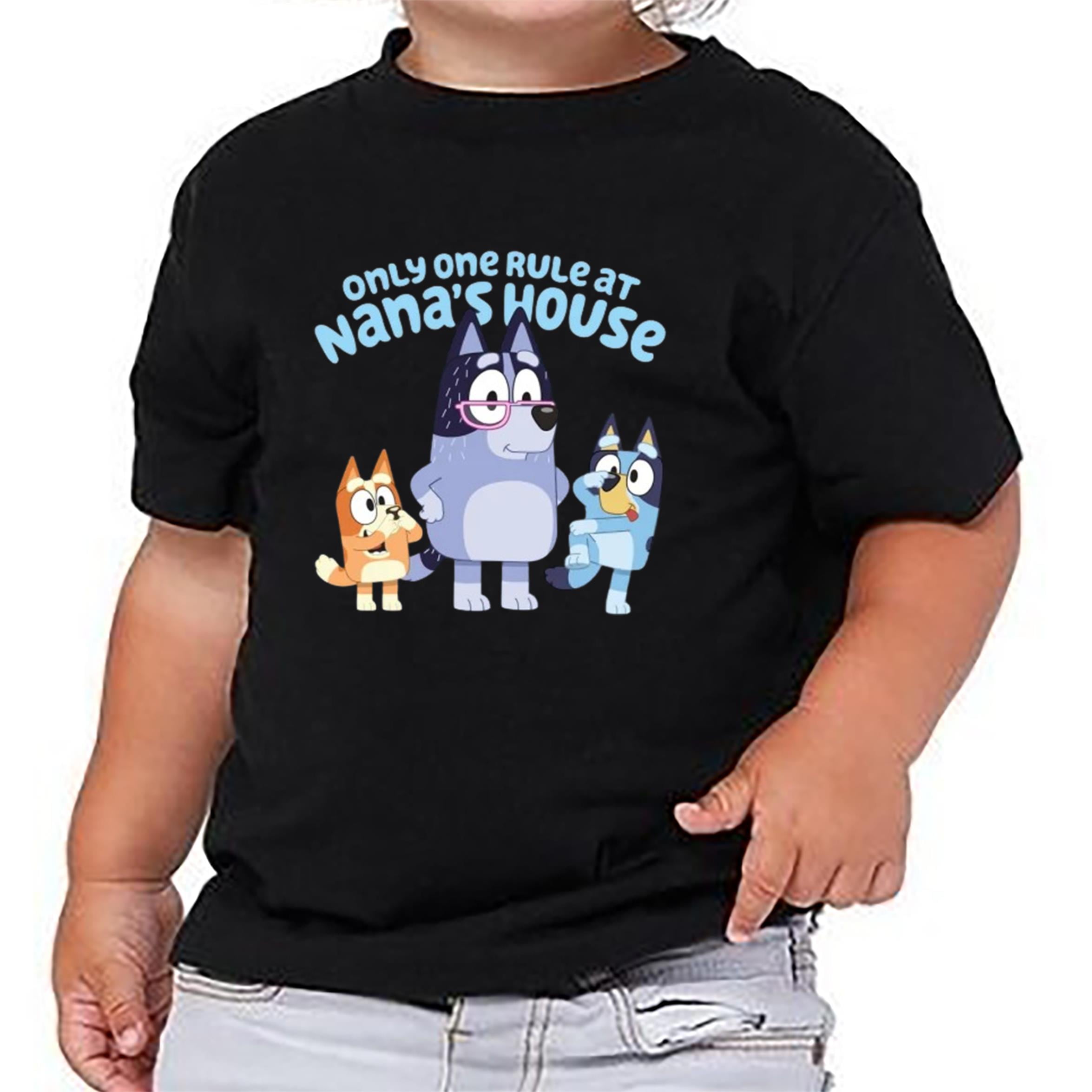 Bluey Only One Rule at Nana’s House, Fun Cartoon Design, Family ...
