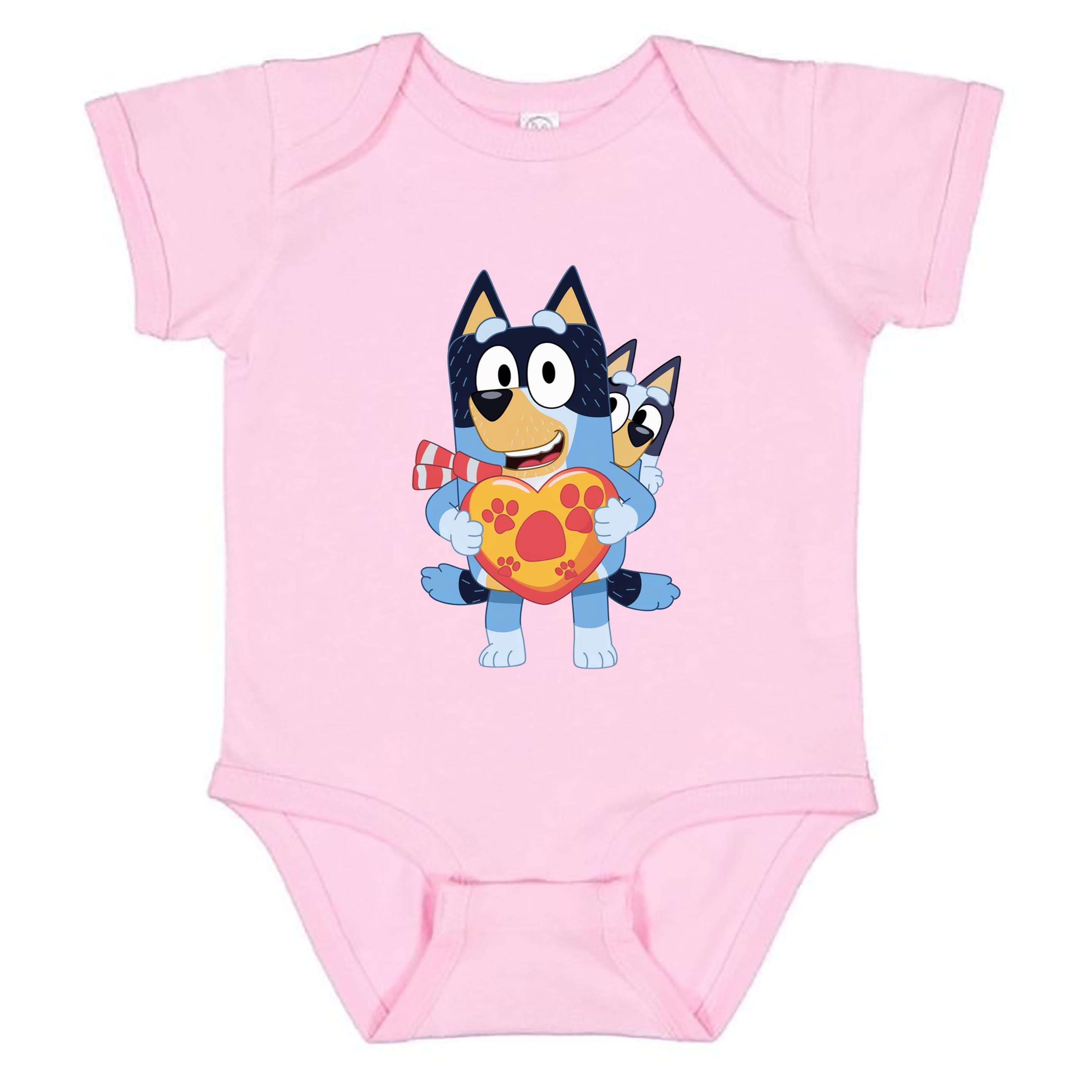 Bluey Paw Prints on My Heart, Playful Affectionate Cartoon Dog, Fun ...