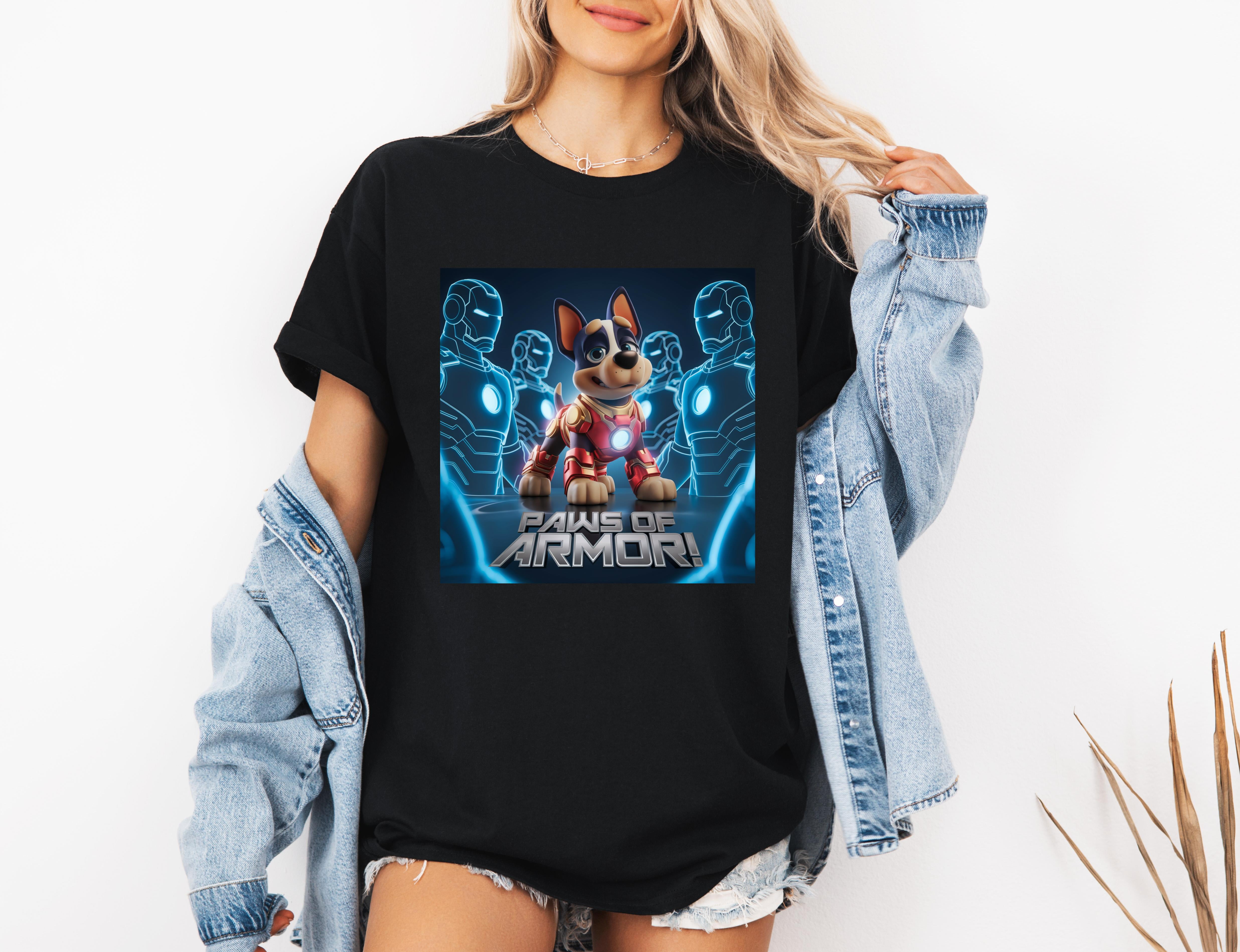 Bluey Paws of Armor T-shirt, Heroic Design, Unisex S-5XL Shirt ...