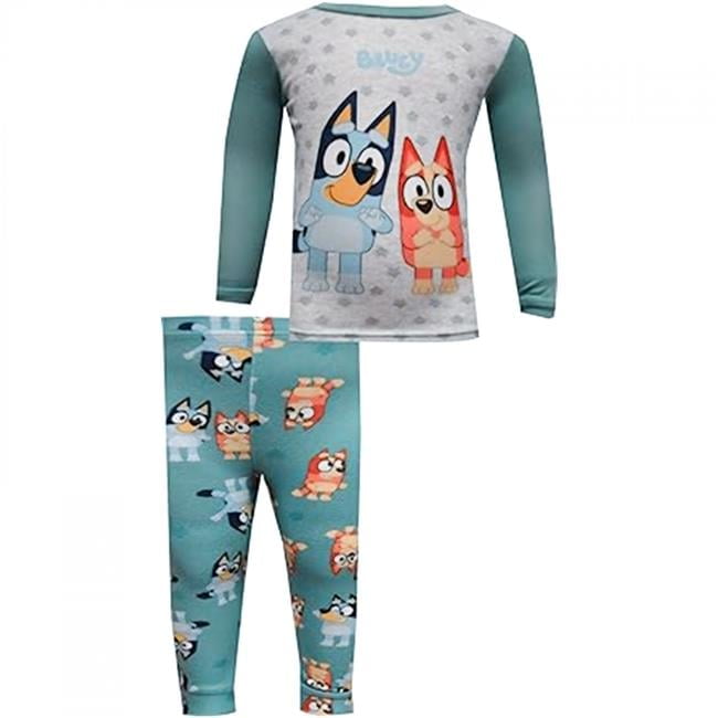 Bluey & Bingo Characters Toddler Pajamas Set, Soft Fleece Kids ...