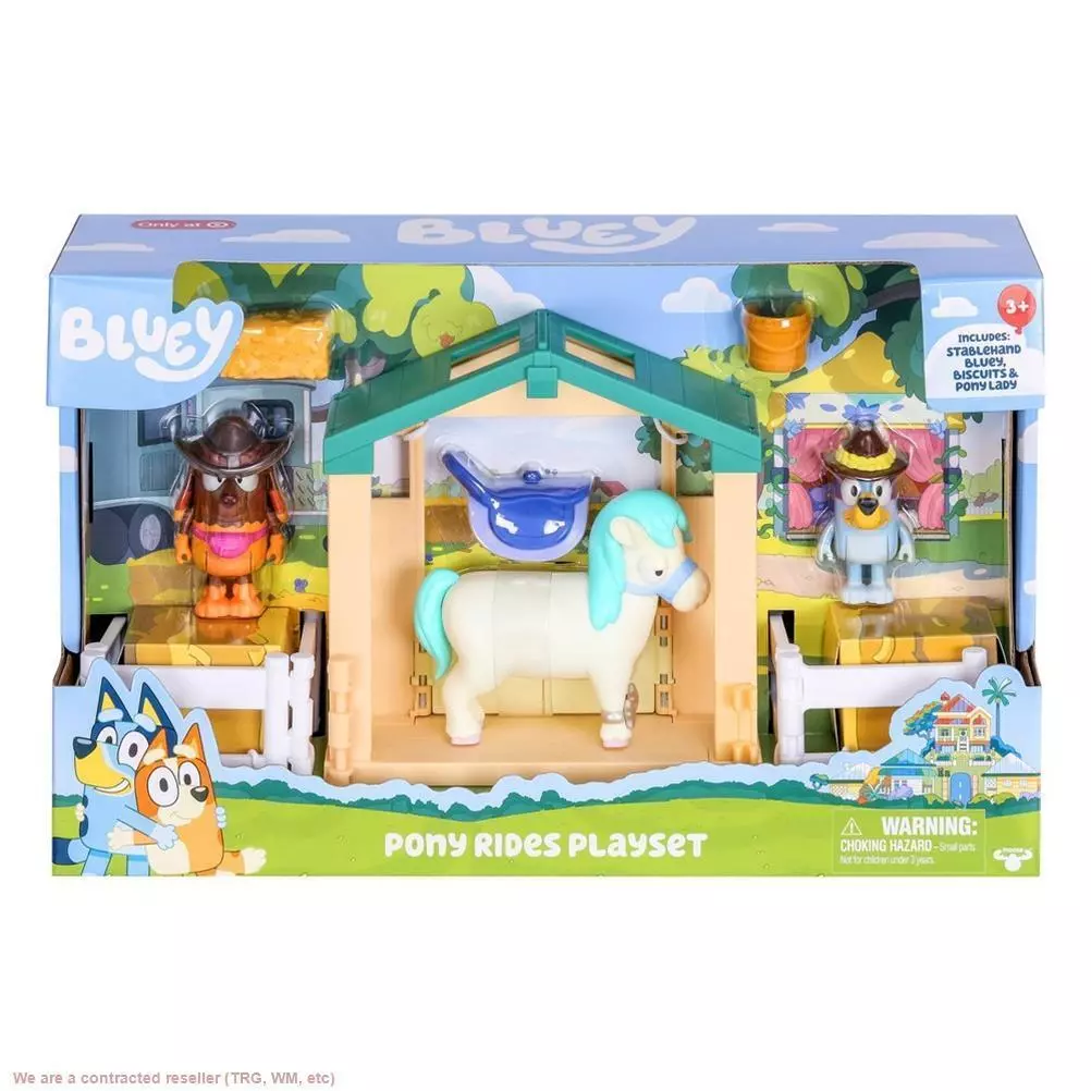 Bluey Pony Rides Playset - Walmart.com