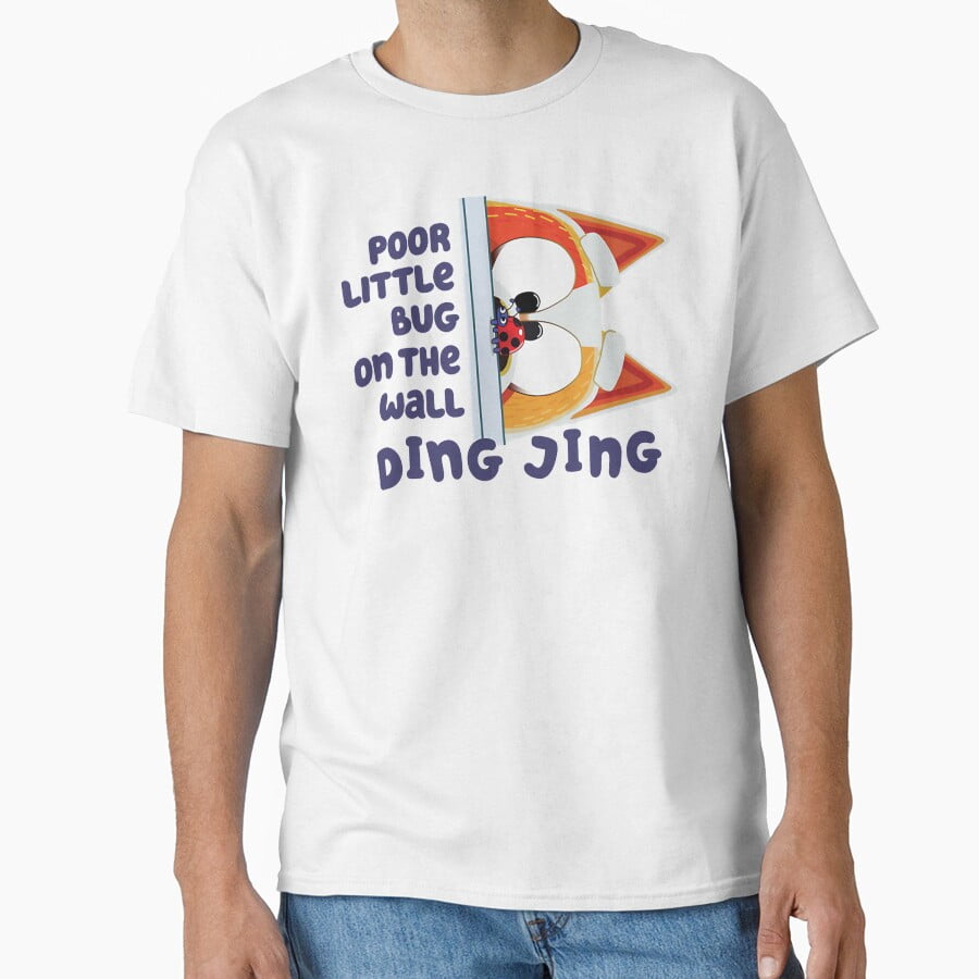 Bluey Poor Little Bug On The Wall Classic T-Shirt - Walmart.com