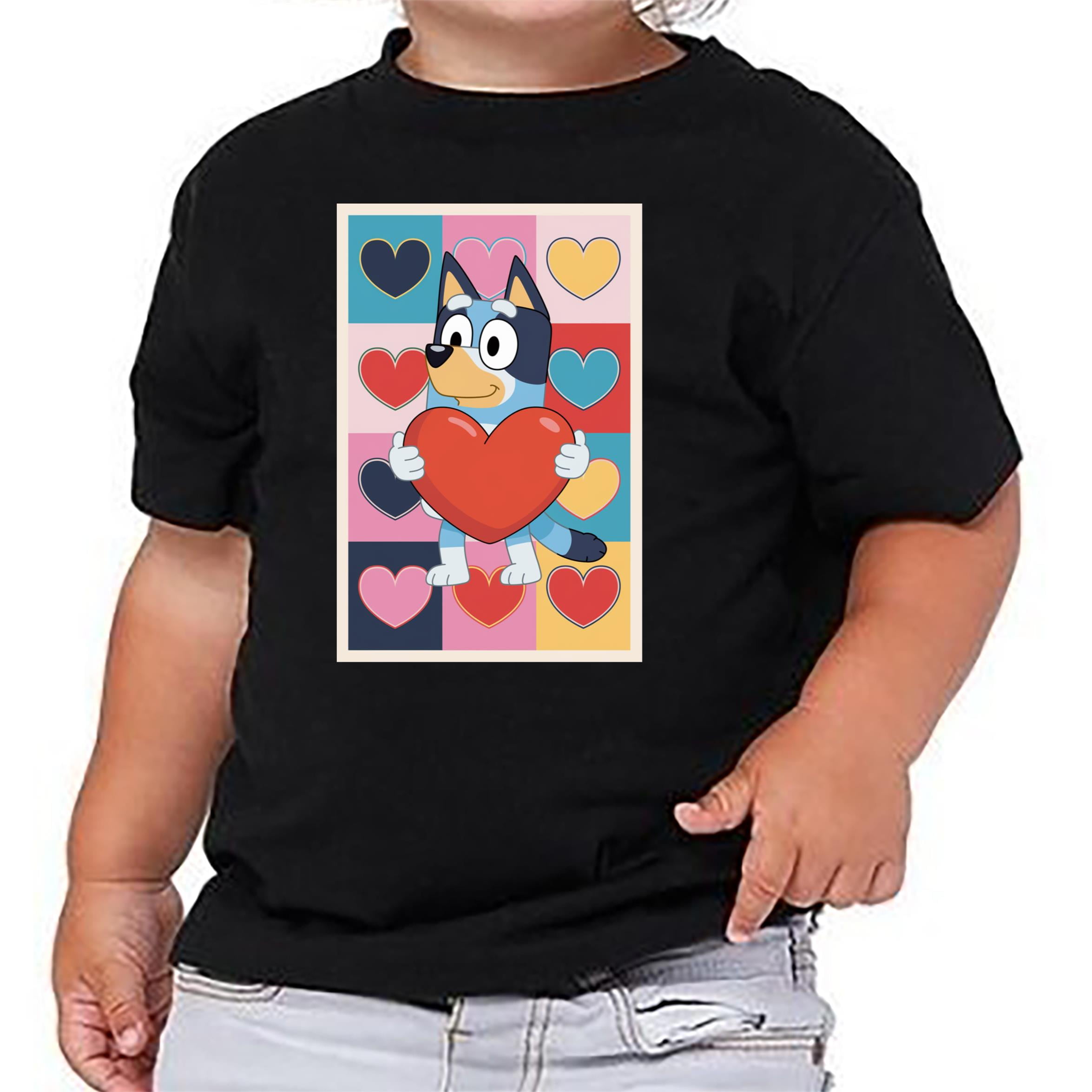 Bluey Pop Art-Inspired Bluey, Fun Cartoon Design, Bella Canvas Toddler ...