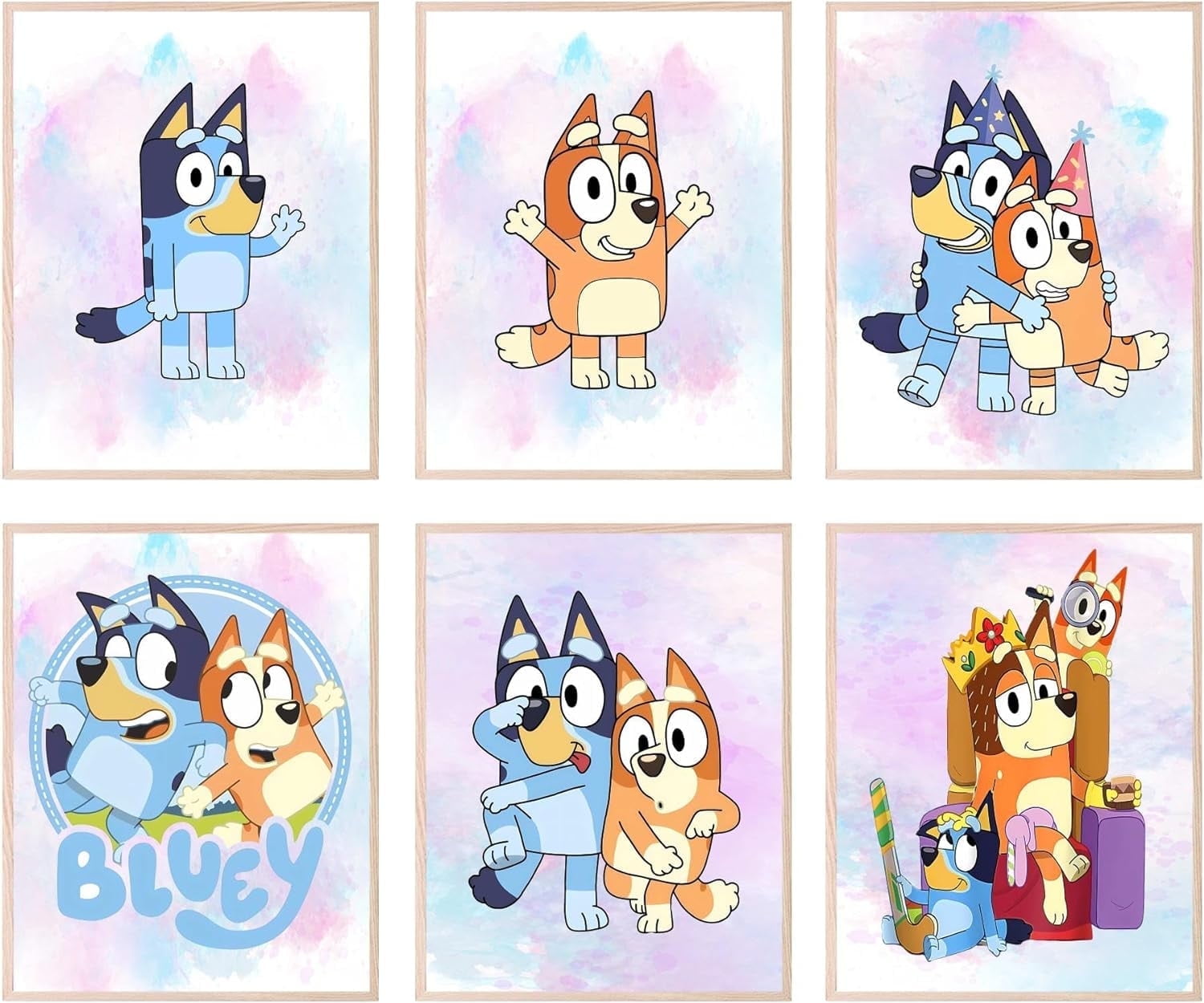 Bluey Poster - Bluey Room, Bluey Bedroom Decor, Bluey Birthday Party ...