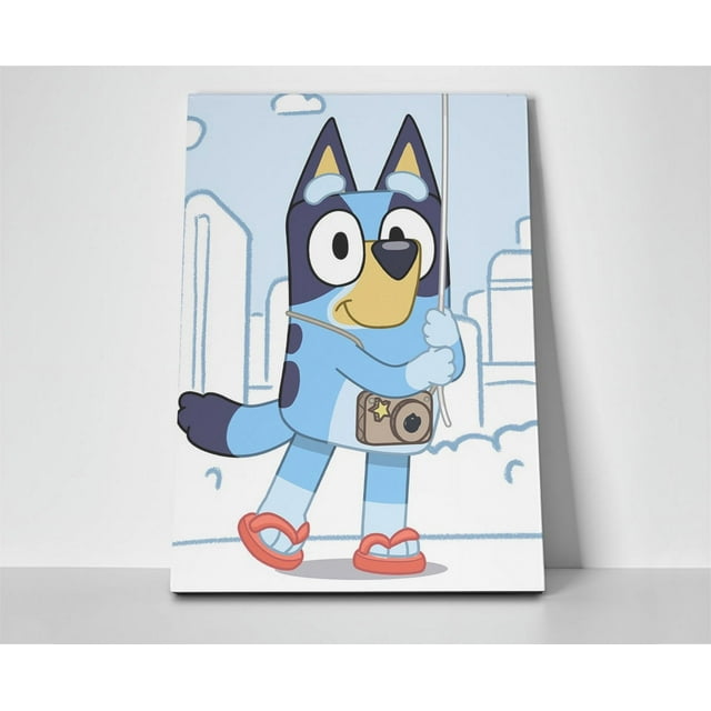 Bluey Poster or Wrapped Canvas - Walmart.com