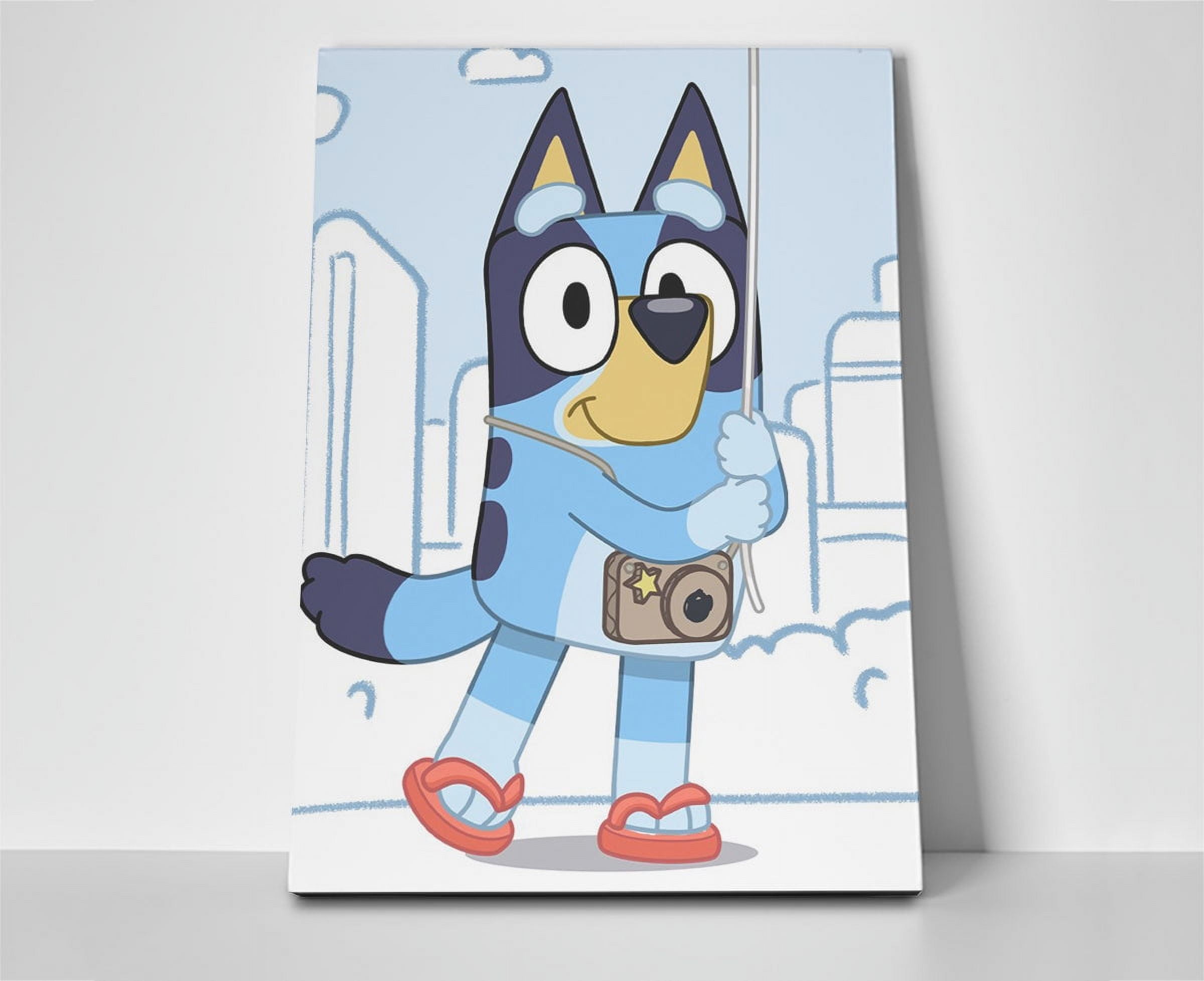 Bluey Poster or Wrapped Canvas - Walmart.com