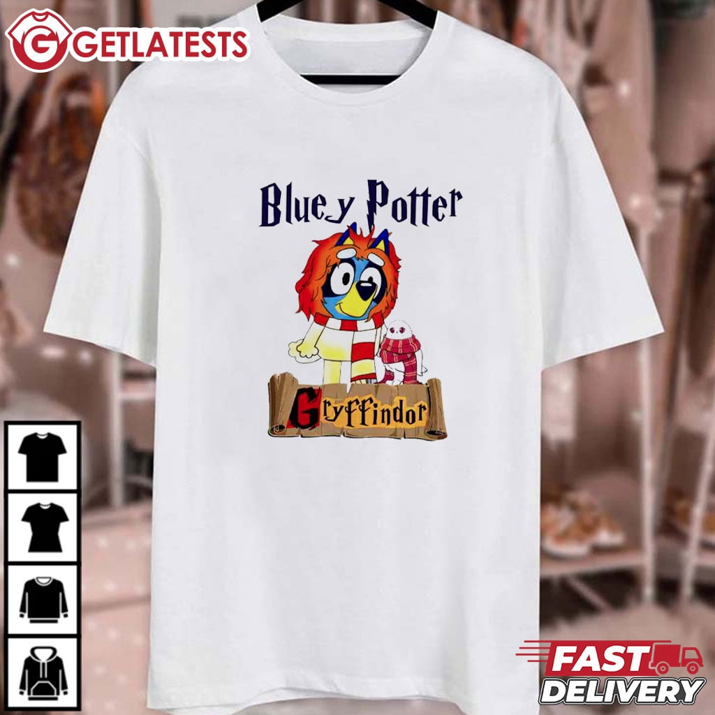 Bluey Potter Gryffindor Wizard T-Shirt - Walmart.com