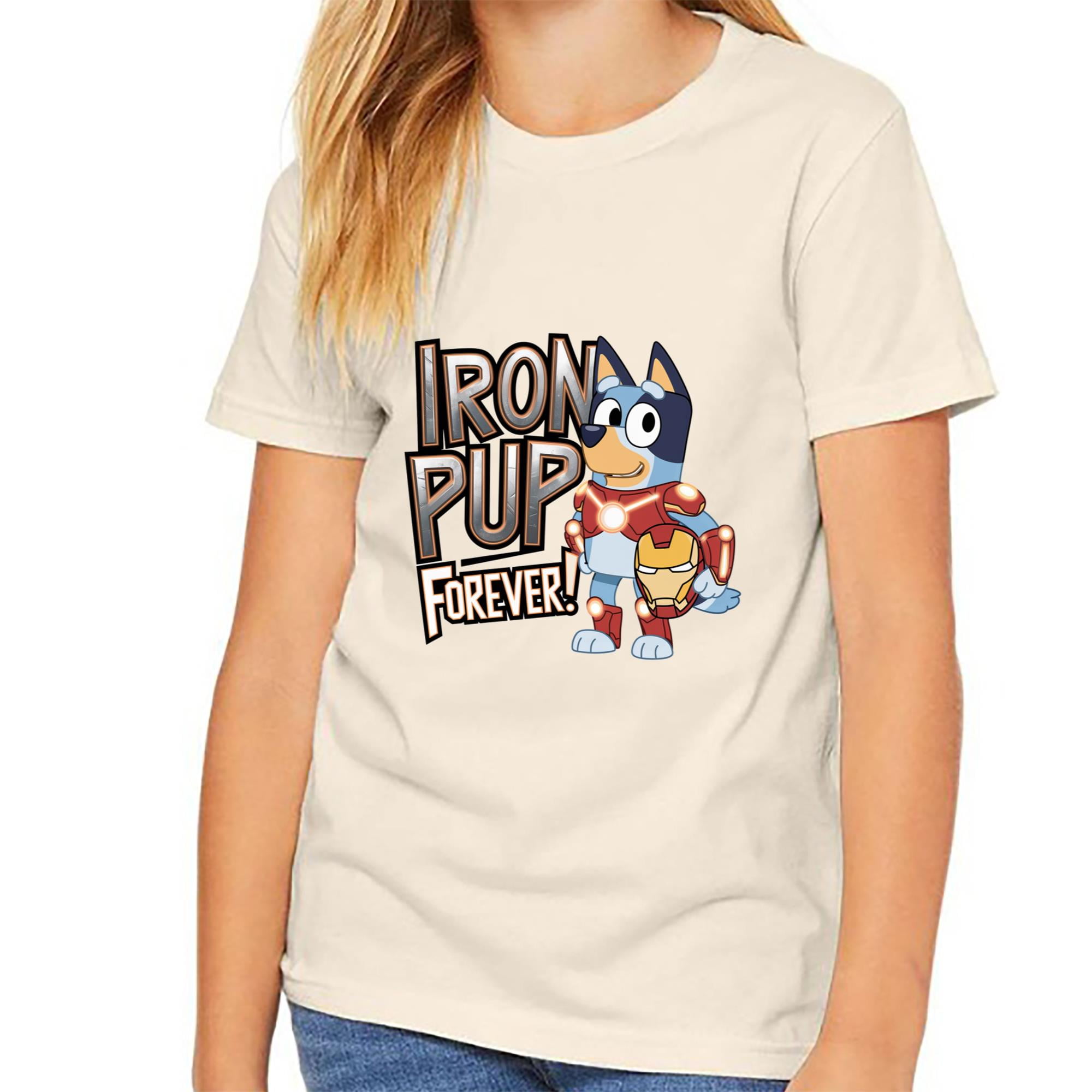 Bluey Powered Armor Pup With Hero Moves, Futuristic Cartoon Design For ...