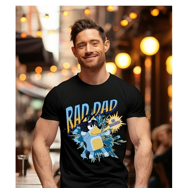 Bluey Rad Dad Bandit Shirt, Father'S Day Tee, Cool Dad Club, Gift For ...