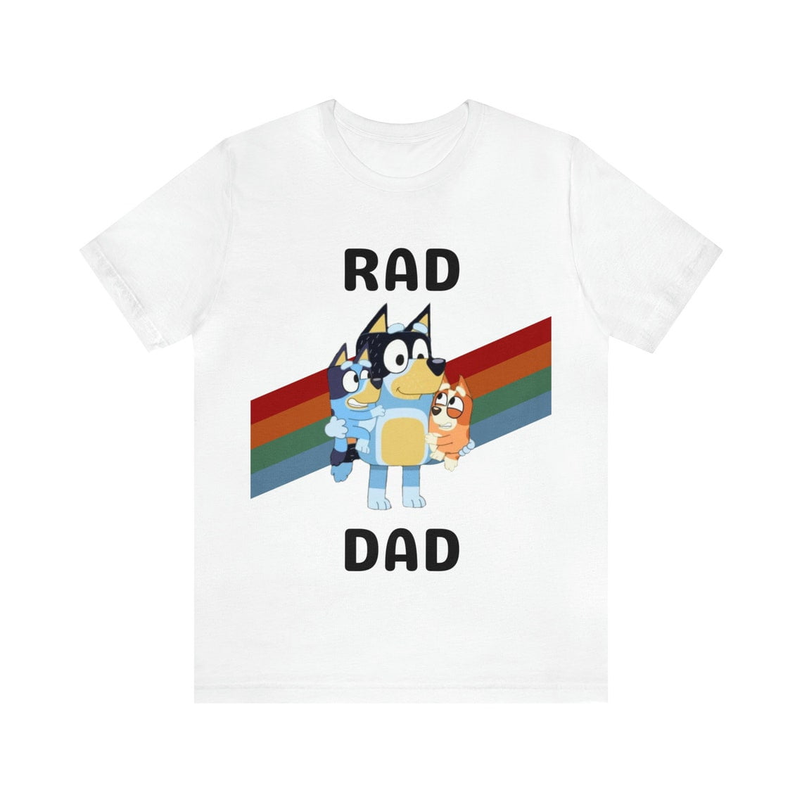 Bluey Rad Dad Bandit Tee, Unisex S-5Xl Hot Trending Shirt, Bandit ...